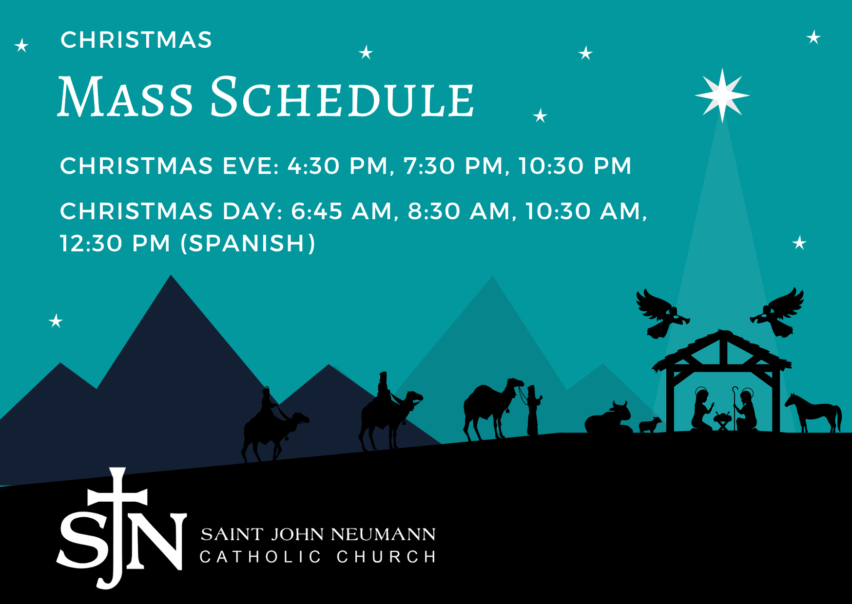 Important Christmas Announcements - St John Neumann Catholic Church